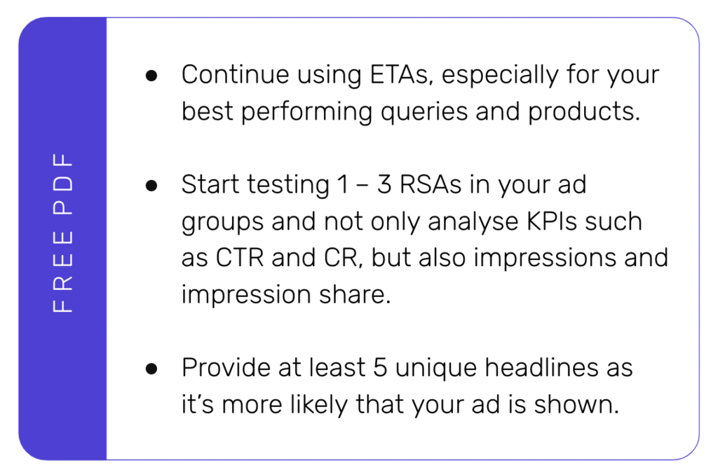 Guide: Responsive Search Ads vs. Expanded Text Ads - SMEC Guide: Responsive Search Ads vs. Expanded Text Ads - SMEC